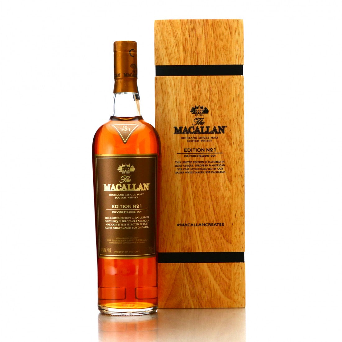 Macallan Edition No 1 Taiwan Wooden Box - 700ml – Japanese Drams